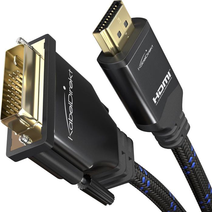 Cble Adaptateur HDMI vers DVI 5 m contre interfrences signal AIS cable ...