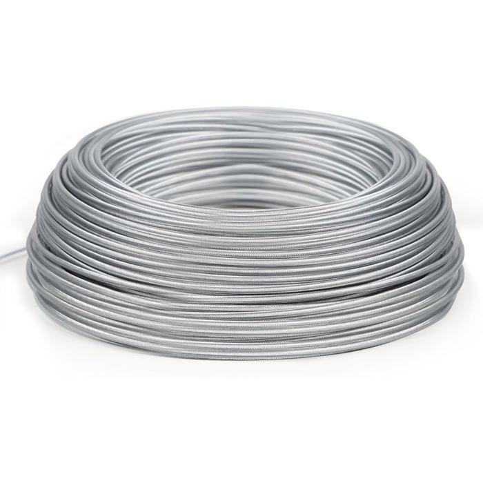 Fil Coupe Bordure Bobine de Fil Debroussailleuse en Acier 2,4mm/60M Fil ...