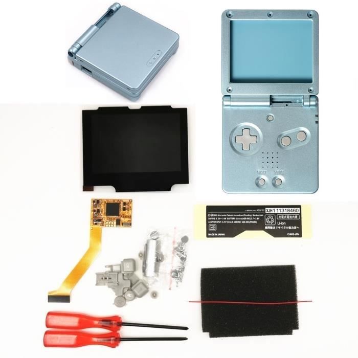 Light blue - Kit écran LCD IPS V2 pour console GBA SP, Rétroéclairage ...
