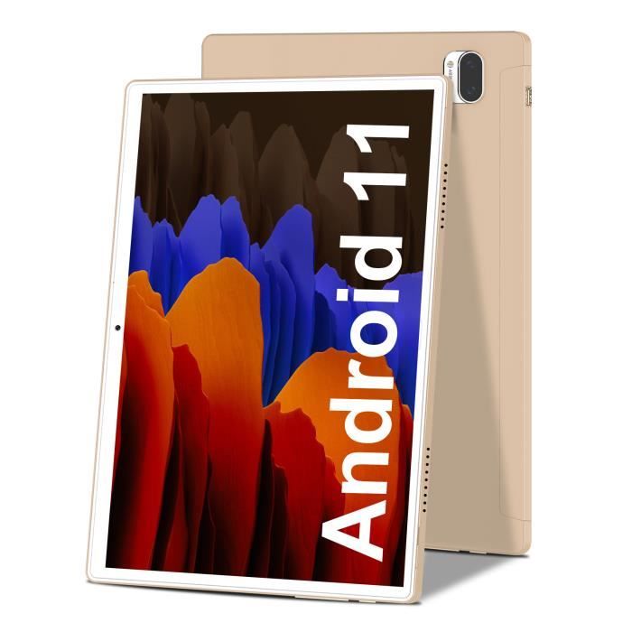 Android 11 Tablette - 10,1" - Stockage 64Go - 4 Go RAM - Quad Core ...