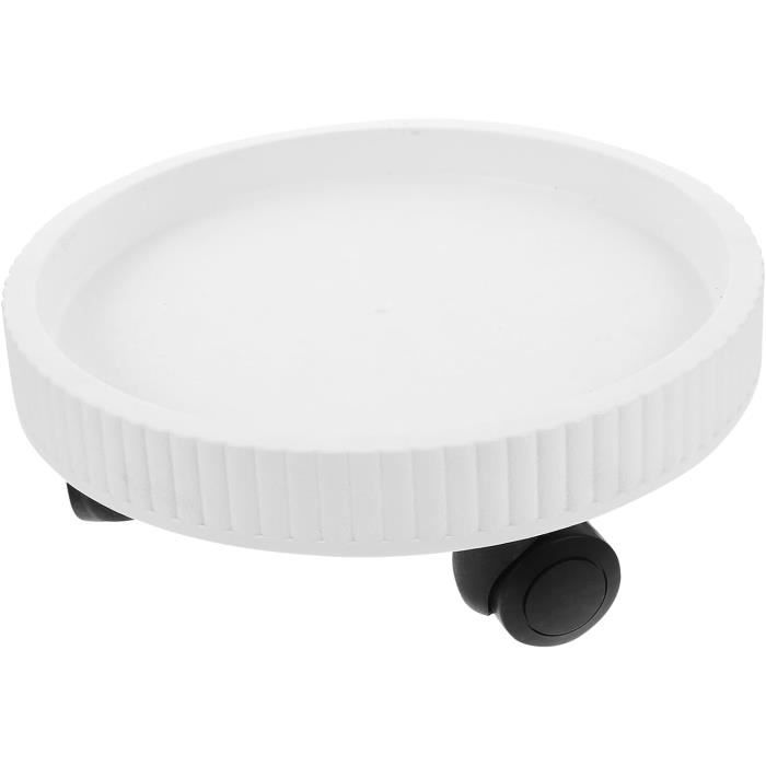 Base De Pot Mobile Plateau De Service Rond Pots De Fleurs D'Extérieur ...