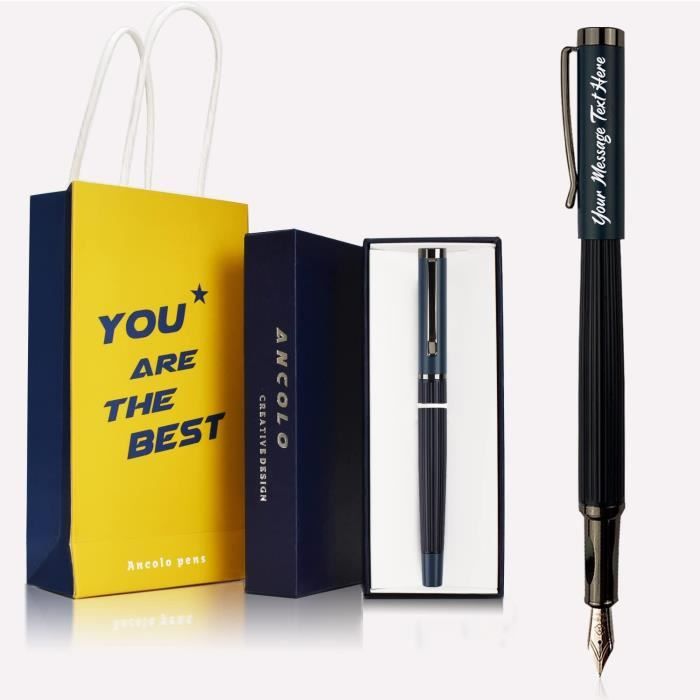 Stylo Plume Personnalisé Avec Nom Sur Le Stylo Coffret Cadeau Souvenir ...