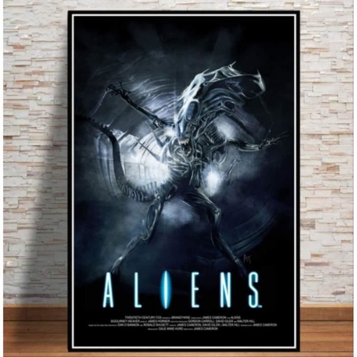 Toile Photos Rétro Alien Covenant Horreur Film Film Classique Peinture ...