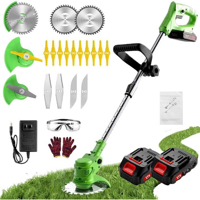 Gompuy Coupe Bordure sans Fil 21V avec 2 Batteries 2.0Ah - Cdiscount Jardin