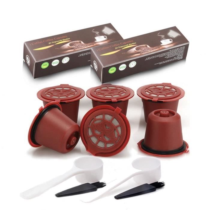 Capsules de café rechargeables réutilisables, dosette de filtres en ...