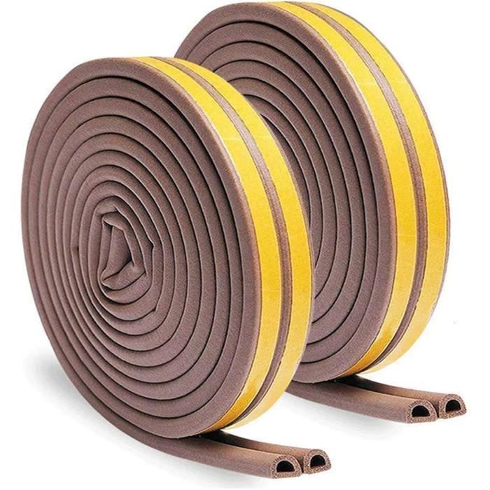 Ruban D'Étanchéité Pour Portes Et Fenêtres - 12 M - En Mousse - Pour ...
