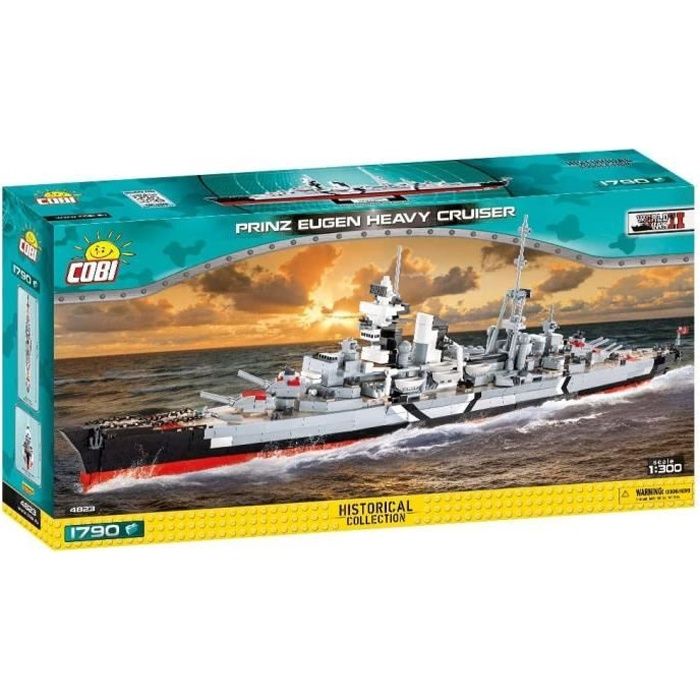 Jeux de Construction - Cobi 4823 - Prinz Eugen Heavy Cruiser ...