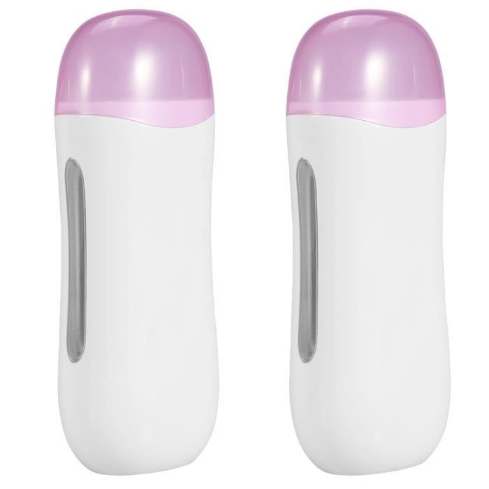 Drfeify machine à cirer Double cartouche de cire épilatoire rouleau ...