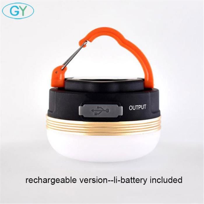 LAMPE,Chargeable Version Lanterne LED portable aste par batterie ou USB ...