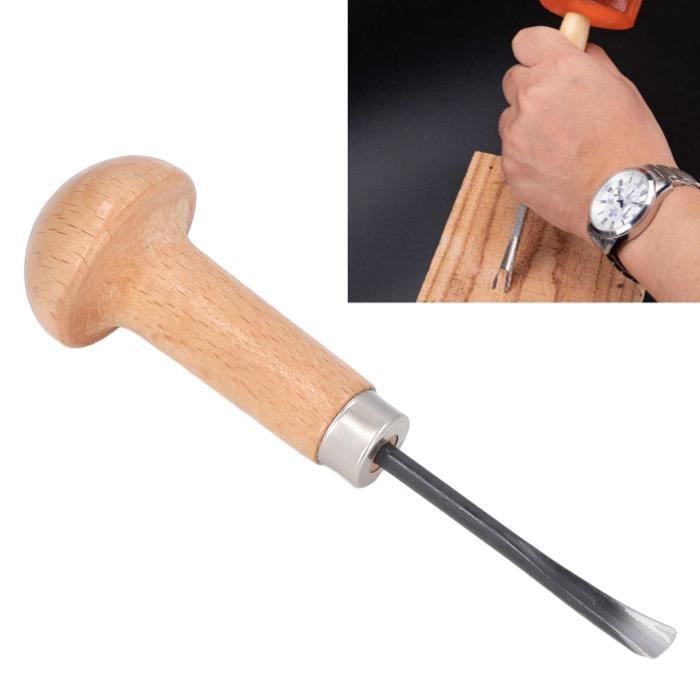 Mothinessto Ciseau à bois Ciseau de sculpture sur bois Outil de coupe ...
