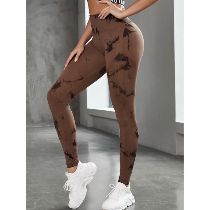 Leggings Femme Push Up Anti-Cellulite Butt Lift Legging de Sport Taille Haute Slim Fit Pantalon ...