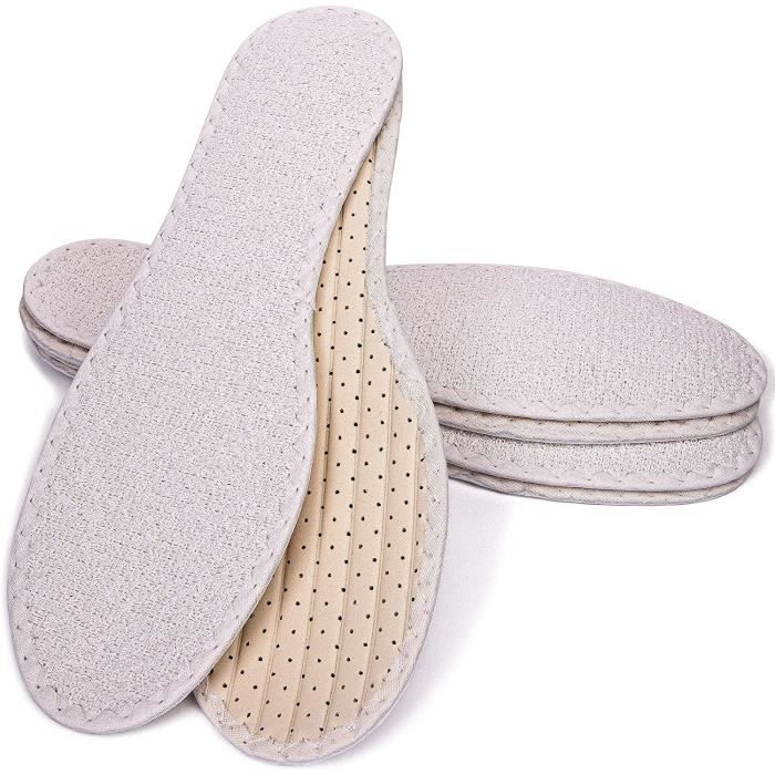 Taille: 46 -Lot de 3 paires de semelles pour chaussures pieds nus - En ...