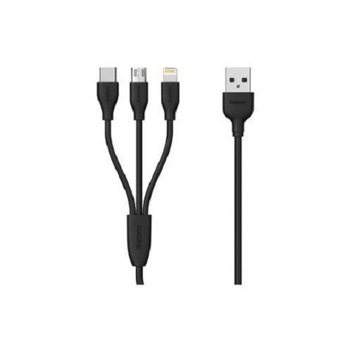 Cable usb 3 en 1 micro-USB - Lightning - Type-C remax noir pour Doogee Shoot 1 - Cdiscount ...