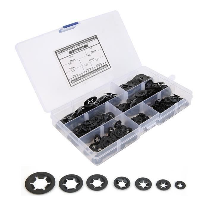 Rondelles Starlock à dent interne 280 pièces Rondelles de verrouillage ...