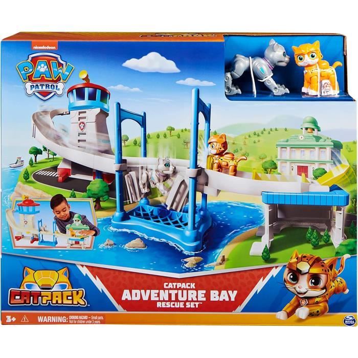 La Pat Patrouille Cat Pack Adventure Bay Rescue Set - Achat / Vente La ...