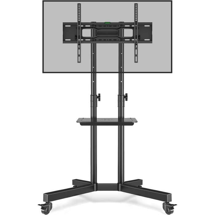 Support Tv Sur Pied Roulant, Meuble-Support Tv Roulettes Mobile Pour ...