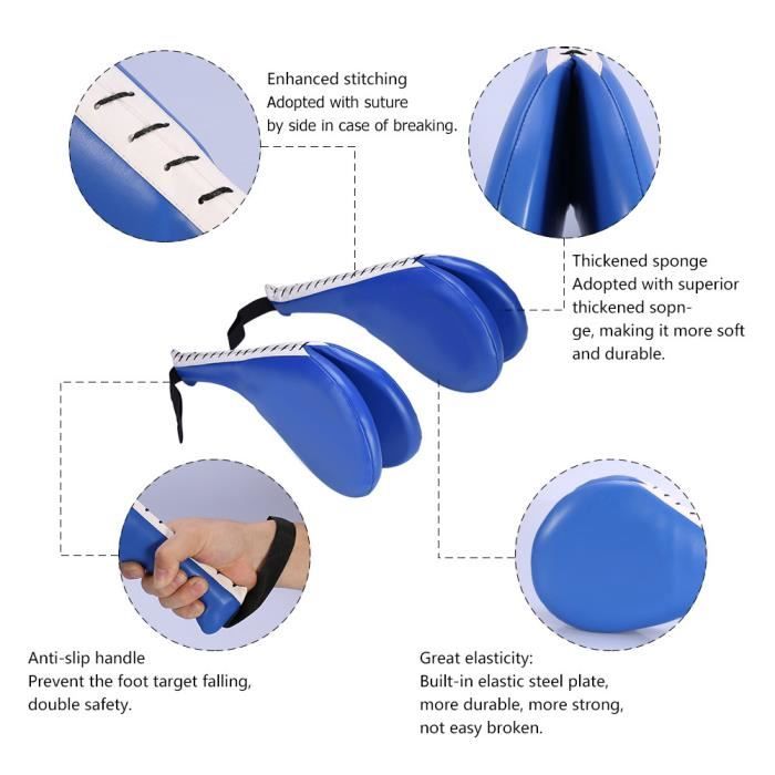 VINGVO Taekwondo Striking Pad Taekwondo Double Kick Train Strike Pad ...