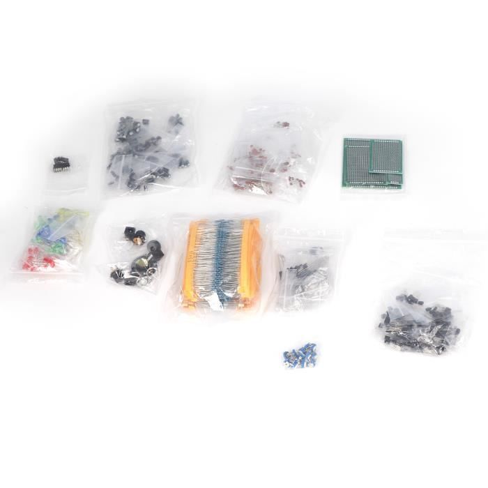 YOSOO Ensemble de résistances de condensateur Kit de composants ... YOSOO Ensemble de résistances de condensateur Kit de composants ...
