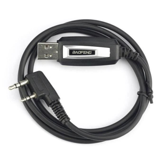Baofeng Câble De Programmation Pour Uv 5r 5ra 5r Plus 5re Uv3r Plus Bf