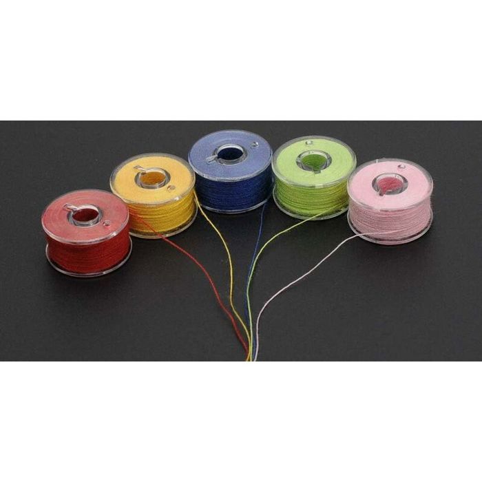 Lot de 36 Fils de Canette pour Machine Coudre Couleurs Assorties PZCC ...