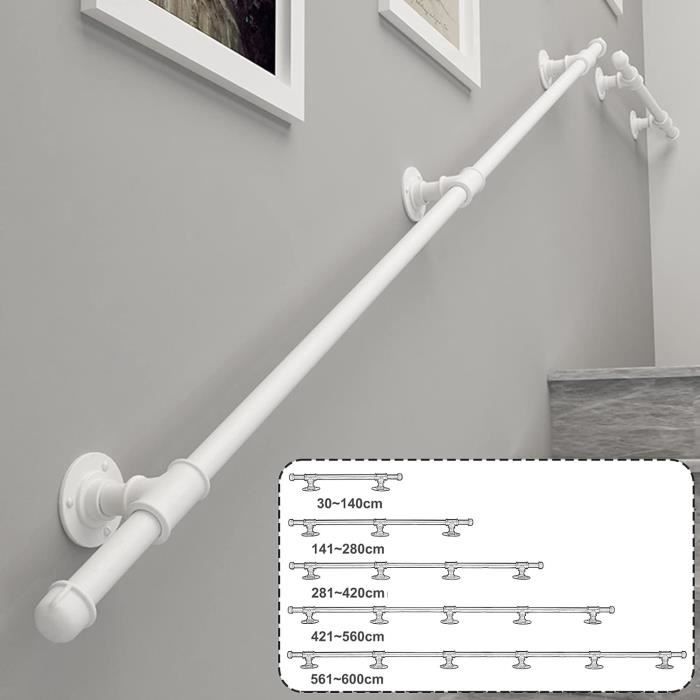 Hanail blanche Securite Rampe Main Courante pour escalier Rambarde Fer ...