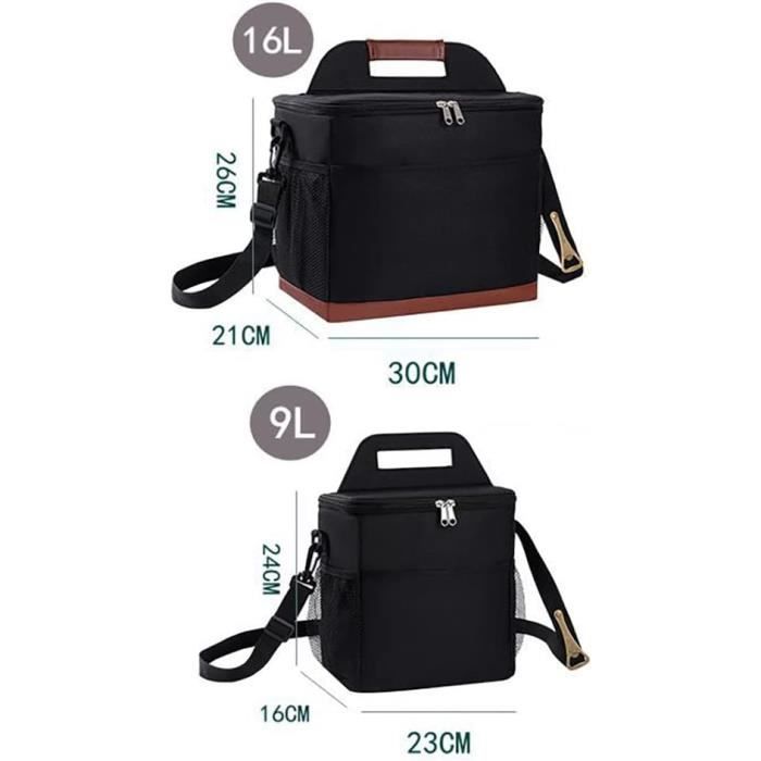 Sac Isotherme Repas 16L, Grand Lunch Box Sac Isotherme Repas Épaissi ...