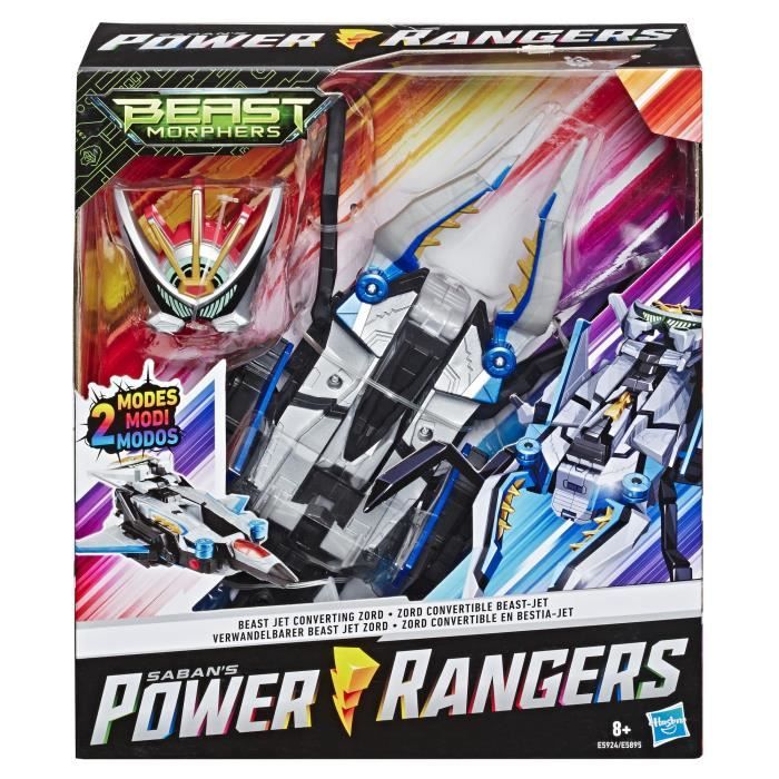 Power Rangers Beast Morphers - Figurine Robot Zord du Ranger Argent ...