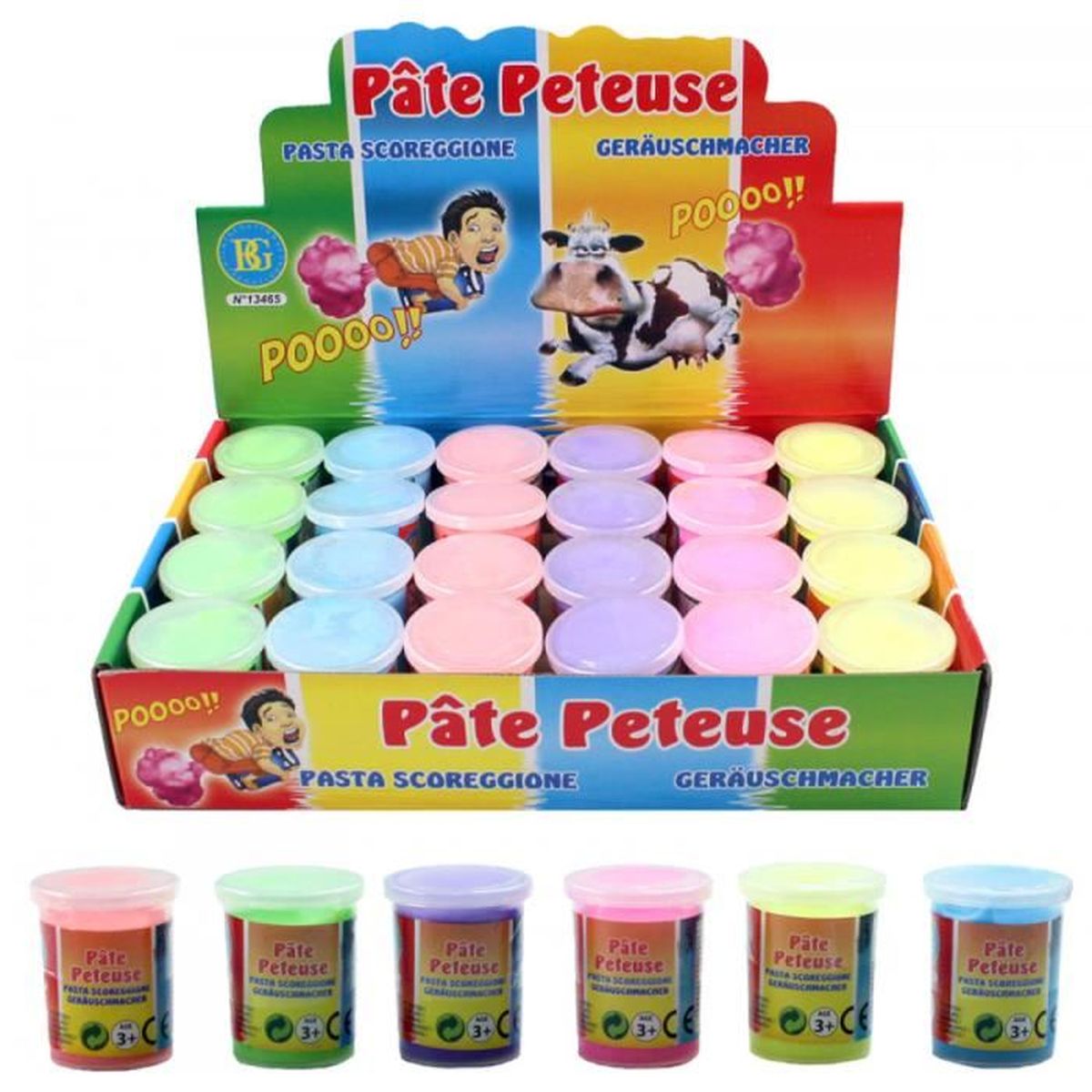 Pâte Péteuse Pate à Prout dans une Boîte Cadeau Rigolo Pète Kermesse ...