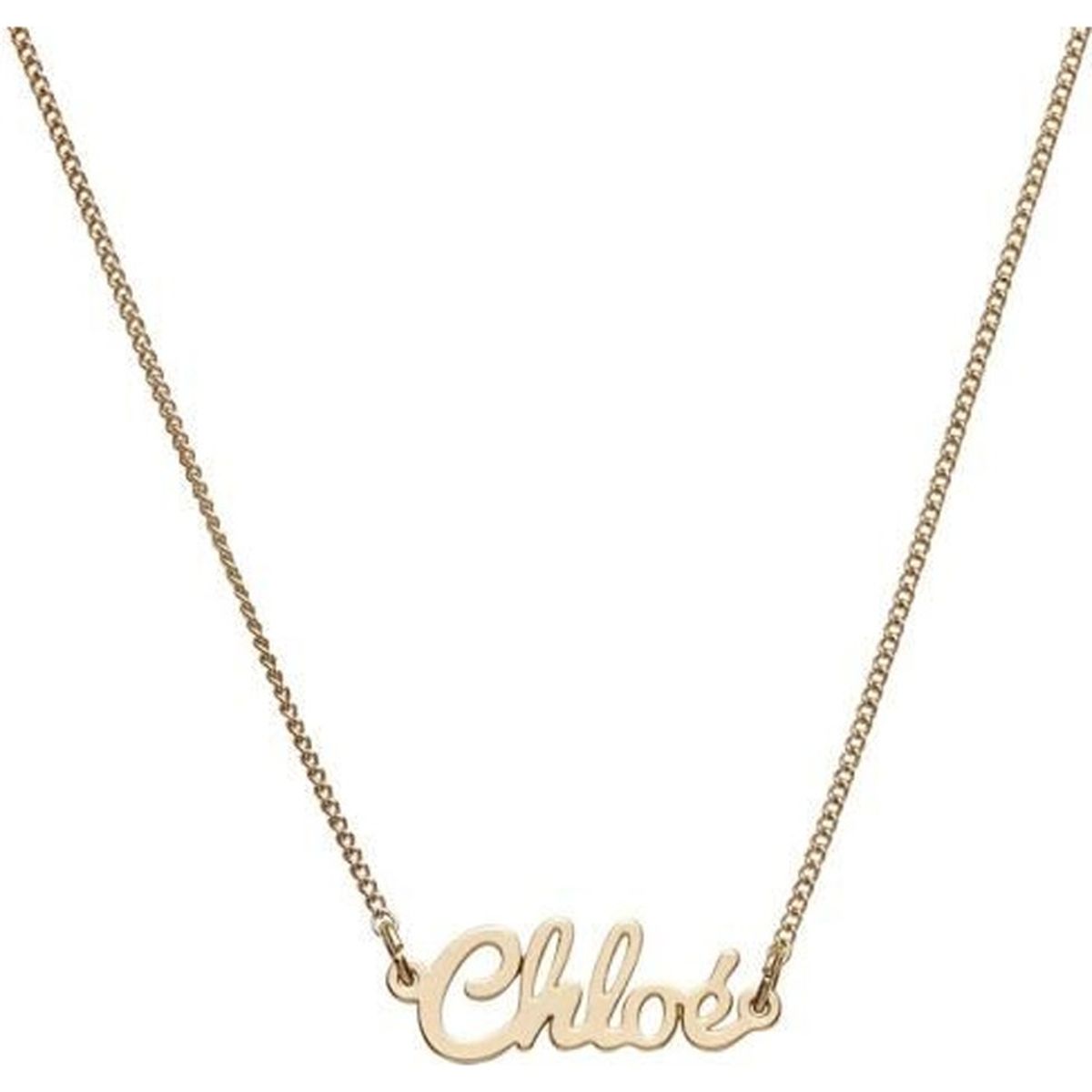 Collier dore prenom Chloe Multicolore - Achat / Vente sautoir et ...