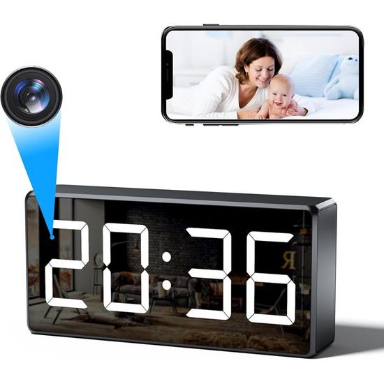 4K HD Wireless WiFi Spy Camera with 170 Wide Angle Surveillance Camera ...