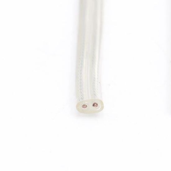 Câble électrique rond transparent en PVC 250V - 2 Core Flat-10m ...