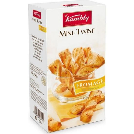 Kambly Biscuits apéritifs Mini Twist fromage - Cdiscount Au quotidien