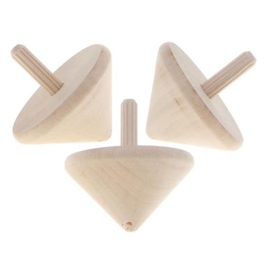 Jouet En Bois Vintage Spinning Top Kid Child Peg-Top Gyro Game Toy ...