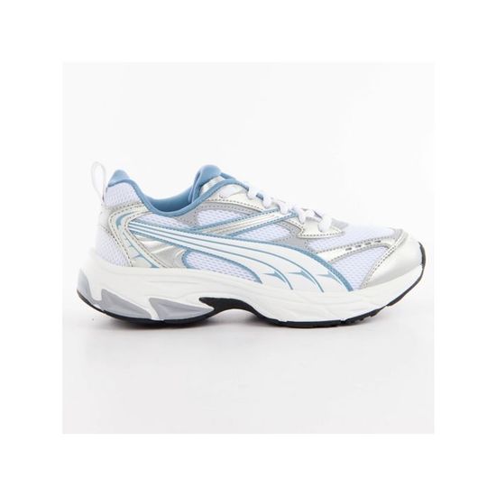 Baskets enfant Puma Morphic White/zen blue/puma silver - Cdiscount Chaussures