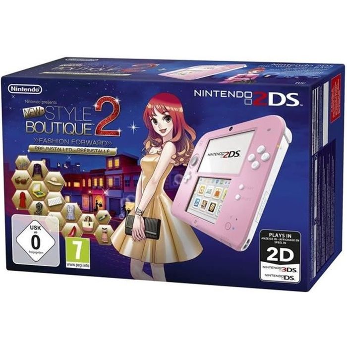 2DS Rose et Blanche + Jeu Maison Style 2 - Cdiscount Jeux vidéo