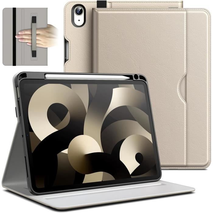Coque pour iPad Air 5-4 (10.9 Pouces, Modèle 2022-2020, 5ème-4ème Gén), PU Cuir Folio Protecteur ...