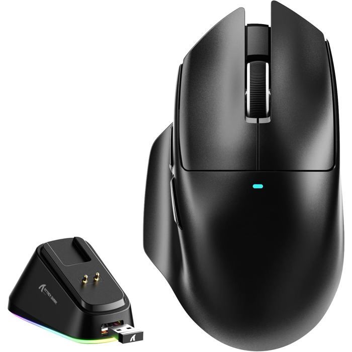 X Attack Shark V6 Souris Gaming Sans Fil Avec Station De Charge ...