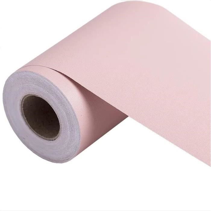 Frise Murale Adhesive - Décorative - Rose - PVC - 20cm x 500cm ...