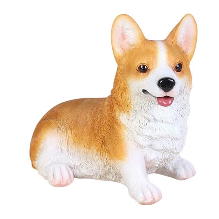 Corgi gallois - Tirelire en caoutchouc pour animaux de compagnie, Pot d'économie, Chiot, Chien ...