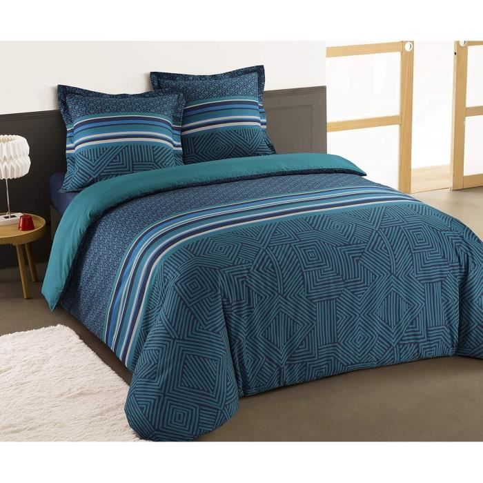 Parure De Lit Marco - Set De Housse De Couette 260X240 Cm Avec 2 Taies ...