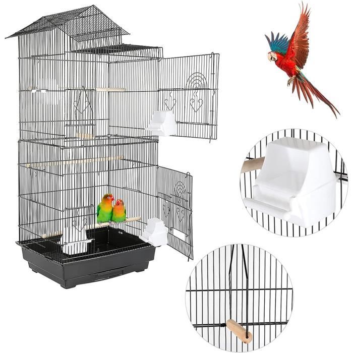 Volière,Cages À Oiseaux,Grande Cage À Oiseaux Volière Extérieur Pour ...