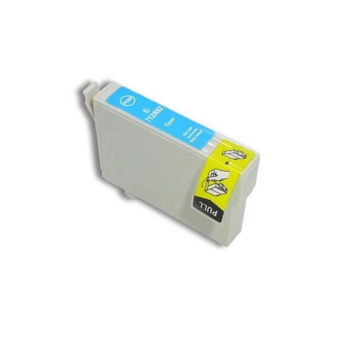 Cartouche d encre EPSON compatible T0712/892 cyan 19 ml. - Cdiscount ...