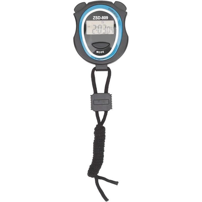 LI-Chronomètre électronique, chronographe de sport multifonction 0,1 s ...