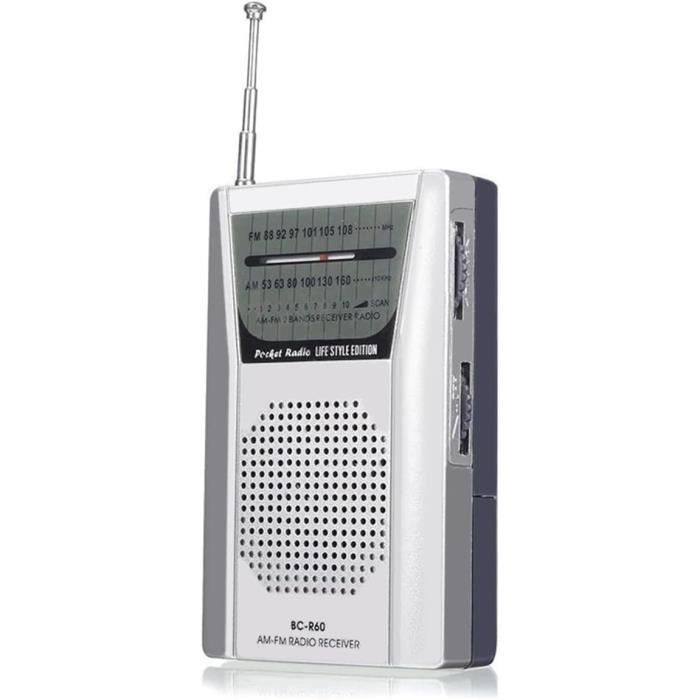 Mini Radio - Antenne Télescopique - Récepteur Mondial De Radio À Double ...