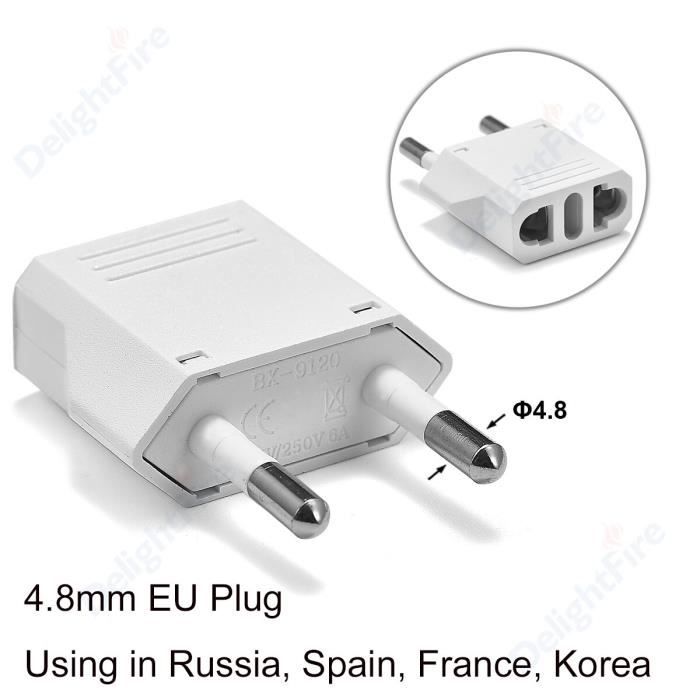 Multiprise,Adaptateur de prise électrique de voyage, prise de courant ...