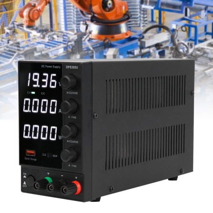Cikonielf Alimentation CC 30V 5A Stabilisateur CC réglable Alimentation ... Cikonielf Alimentation CC 30V 5A Stabilisateur CC réglable Alimentation ...