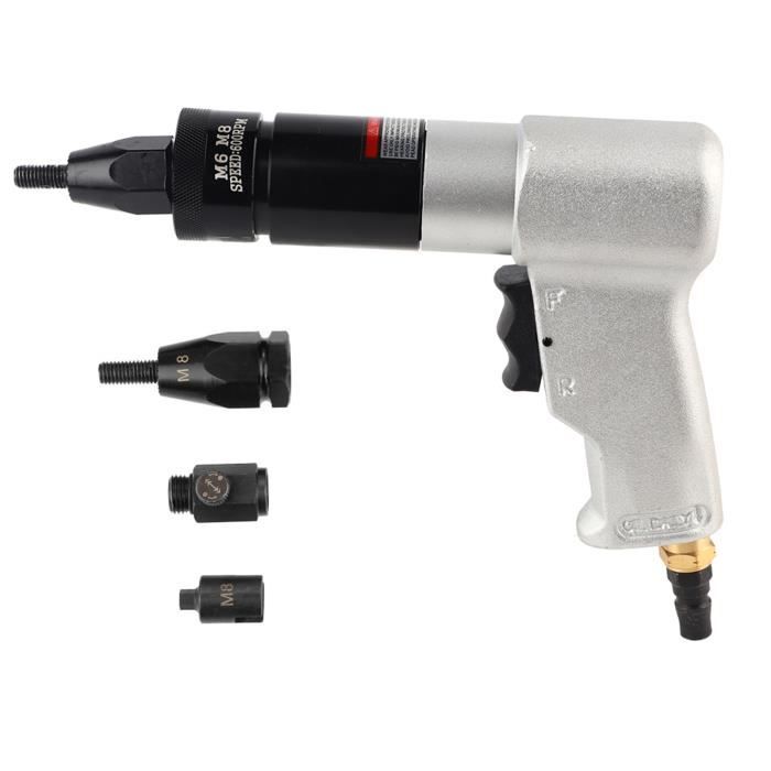 EJ.life Pneumatic Riveting Gun Air Riveter Nut Gun - Stable and Easy to ...