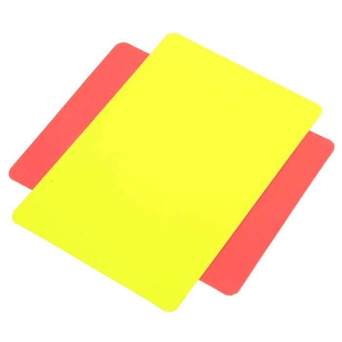 YNJ Cartons Arbitre Football,Carton Rouge et Jaune Foot 112258 - Cdiscount