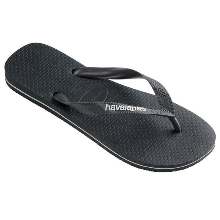 Tongs Logo Filete Homme HAVAIANAS - Taille 43/44 - Noir - Cdiscount Sport