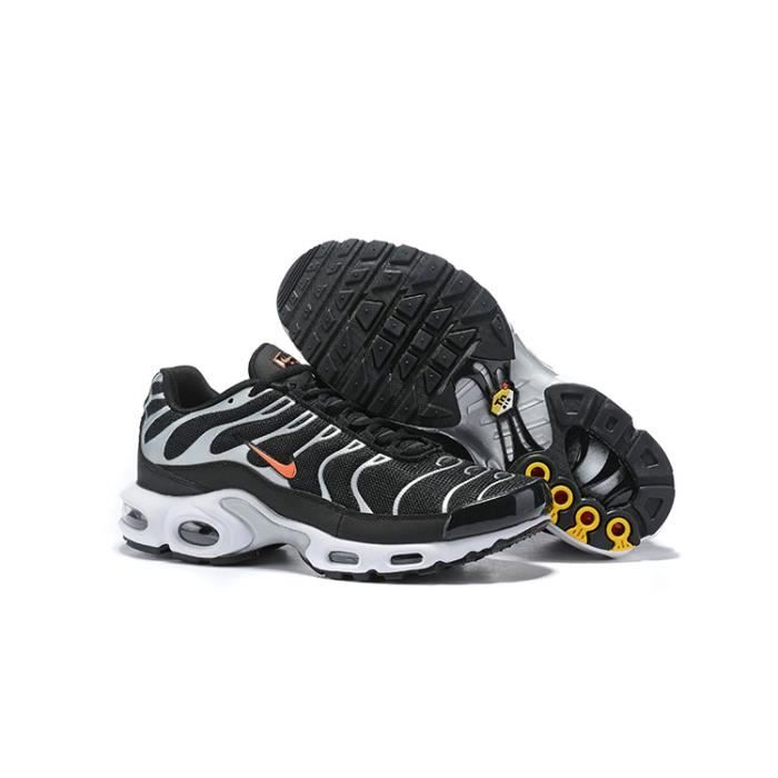 Basket Airs-TNs Plus hommes Blanc noir - Cdiscount Chaussures